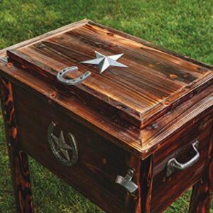 Leigh Country TX 94012 54Qt. Cooler Char-Log, 54 Quart, Brown