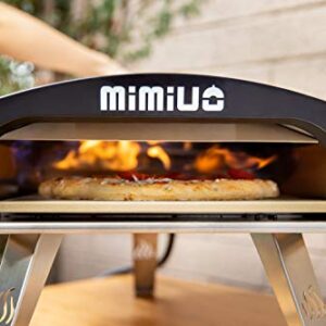 Mimiuo Outdoor Gas Pizza Ovens Portable Stainless Steel Gas Pizza Grilling Stove with 13" Pizza Stone & 12 x 14 inch Foldable Pizza Peel - (Classic G-Oven Series)