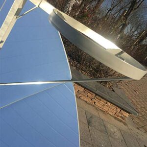 LiFuJunDong 1800W Concentrating Solar Cooker Solar Cooker Sun Oven Outdoor Oven 1.5m Diameter Parabolic Focal Spot Temperature:700-1000°C