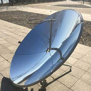 LiFuJunDong 1800W Concentrating Solar Cooker Solar Cooker Sun Oven Outdoor Oven 1.5m Diameter Parabolic Focal Spot Temperature:700-1000°C