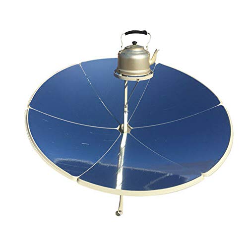 LiFuJunDong 1800W Concentrating Solar Cooker Solar Cooker Sun Oven Outdoor Oven 1.5m Diameter Parabolic Focal Spot Temperature:700-1000°C