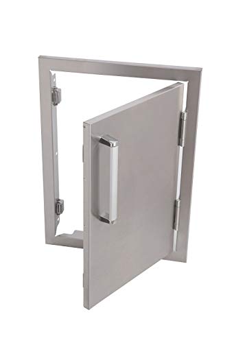 Bonfire access Vertical stainless steel 304 single door 17*24''