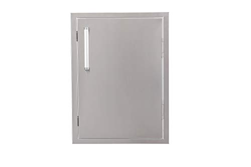 Bonfire Outdoor Kitchen BBQ Access Door,17 x24 Inch,304 Stainless Steel Single Vertical Door for Grilling Station or BBQ Island