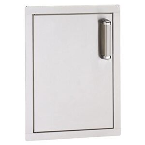 fire magic premium flush 17-inch left-hinged single access door - vertical with soft close - 53924sc-l