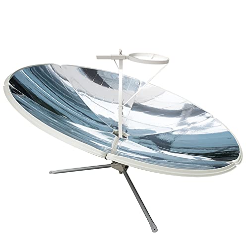 LiuWHweiXunDa Outdoor Ovens,Solar Cooker Stove Kits,1800W Portable Parabolic Solar Cooker,Concentrating Solar Cooker, 59 Inch Foldable Solar Cooker, Solar Cooker Parabolic Portable Stoves Magnesia