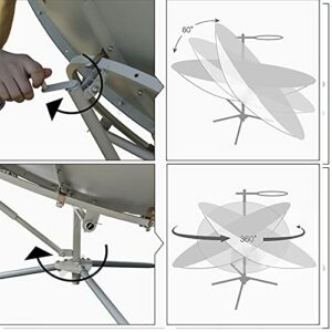 LiuWHweiXunDa Outdoor Ovens,Solar Cooker Stove Kits,1800W Portable Parabolic Solar Cooker,Concentrating Solar Cooker, 59 Inch Foldable Solar Cooker, Solar Cooker Parabolic Portable Stoves Magnesia