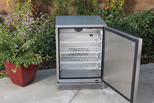 Bull Outdoor Products 13700 Series II Outdoor Refrigerator, Stainless Steel