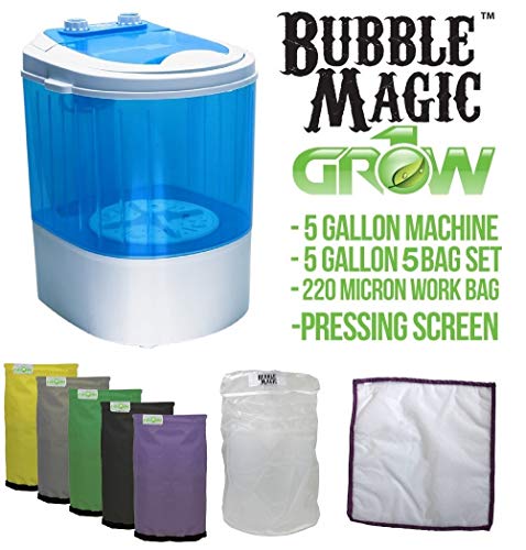 5 Gallon Bubble Magic Washing Machine + Ice Hash Extraction 5 Bags Kit GROW1