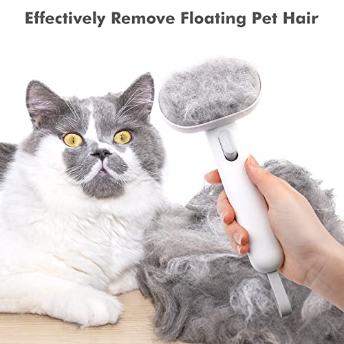 Aumuca Cat Brush for Shedding, Cat Brushes for Indoor Cats, Cat Brush for Long or Short Haired Cats, Cat Grooming Brush Cat Comb for Kitten Rabbit Massage Removes Loose Fur