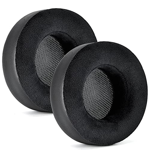 Upgrade Virtuoso XT Thicker Earpads - Replacement Ear Cushion Compatible with Corsair Virtuoso RGB Wireless SE Gaming, Softer Velour Leather,High-Density Noise Cancelling Foam, Added Thickness