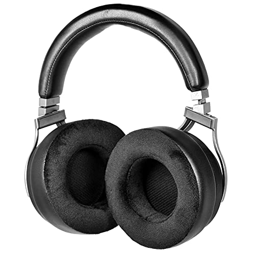 Upgrade Virtuoso XT Thicker Earpads - Replacement Ear Cushion Compatible with Corsair Virtuoso RGB Wireless SE Gaming, Softer Velour Leather,High-Density Noise Cancelling Foam, Added Thickness