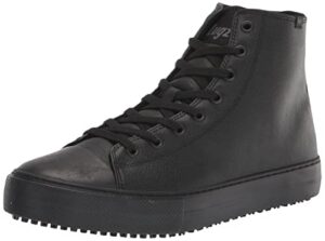 lugz women's stagger hi slip-resistant work shoe food service, black, 8.5