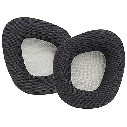 MOLGRIA Ear Pads Cushion, Replacement Fabric Earpads for Corsair Void RGB Elite Wireless Premium Gaming Headset 7.1 Surround Sound Headphone CA-9011202-NA(Grey Lining)