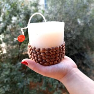 Coffee candle - 2 pcs coffee Scented Decorative Candle, Customized Gift, Coffee Bean Therapy Candles, special design interior decoration birthday gift