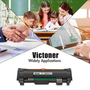 VICTONER Compatible Toner Cartridge Replacement for Xerox 106R02777 Toner for Xerox 3215 Toner for Xerox Phaser 3260DI 3260DNI 3260 3052 WorkCentre 3215NI 3225DNI 3215 3225 Printer (Black, 4-Pack)