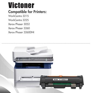 VICTONER Compatible Toner Cartridge Replacement for Xerox 106R02777 Toner for Xerox 3215 Toner for Xerox Phaser 3260DI 3260DNI 3260 3052 WorkCentre 3215NI 3225DNI 3215 3225 Printer (Black, 4-Pack)