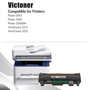 VICTONER Compatible Toner Cartridge Replacement for Xerox 106R02777 Toner for Xerox 3215 Toner for Xerox Phaser 3260DI 3260DNI 3260 3052 WorkCentre 3215NI 3225DNI 3215 3225 Printer (Black, 4-Pack)