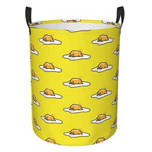 lazy egg gudetama tour laundry basket with handle laundry hamper collapsible clothes basket