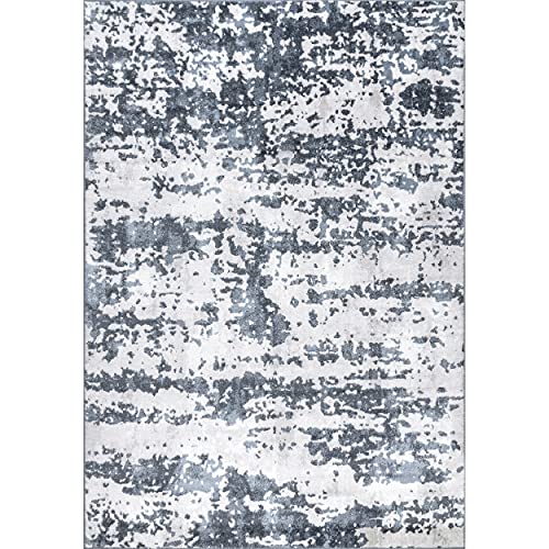 nuLOOM Ginny Contemporary Speckled Abstract Area Rug, 5' x 8', Blue