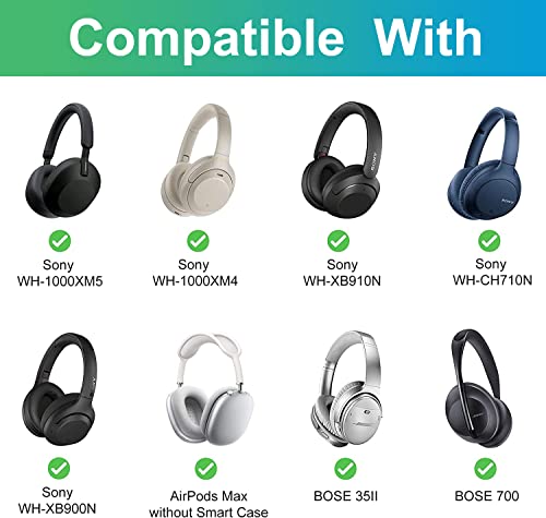 XANAD Carrying Headphone Case for Sony, JBL,Beats, Behringer, Audio-Technica, Philips, Xo Vision, Bose, Photive, Maxell, Panasonic and More Headset