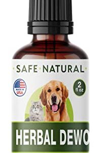 TwoFurFinds Liquid Herbal Cleanse for Cats and Dogs - Homeopathic Control for Pets of All Breeds and Sizes - Puppy and Kitten - USA-Sourced Ingredients - Preventative or Reactive - 2oz