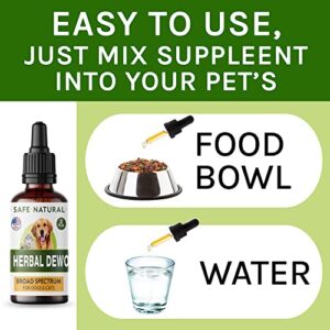 TwoFurFinds Liquid Herbal Cleanse for Cats and Dogs - Homeopathic Control for Pets of All Breeds and Sizes - Puppy and Kitten - USA-Sourced Ingredients - Preventative or Reactive - 2oz