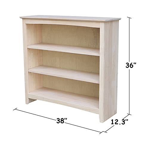 International Concepts Shaker Bookcase - 36 in H