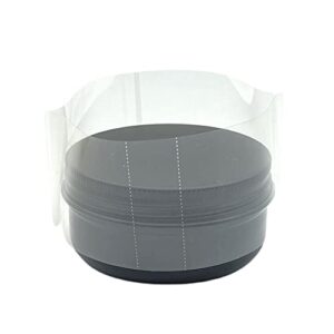 200pcs clear perforated shrink bands for 50g aluminum jar, easy to use, make products more professional (for 50g aluminum jar)