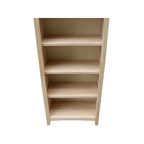 International Concepts Shaker Bookcase - 60 in H