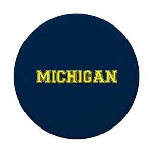 College University style Michigan Sports Gift PopSockets Swappable PopGrip