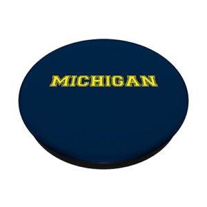 College University style Michigan Sports Gift PopSockets Swappable PopGrip