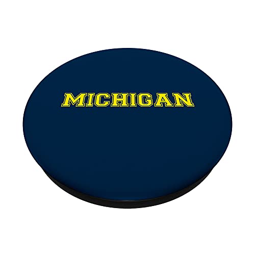 College University style Michigan Sports Gift PopSockets Swappable PopGrip