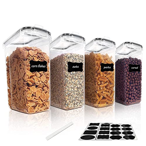 Vtopmart 4 Pcs Cereal Storage Containers and 24 Pcs Food Storage Containers Bundle