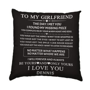 i will forever and always be yours, customized girlfriend pillow including pillow insertion, valentine gift, best and premium quality, soft and comfortable to enjoy deep sleep