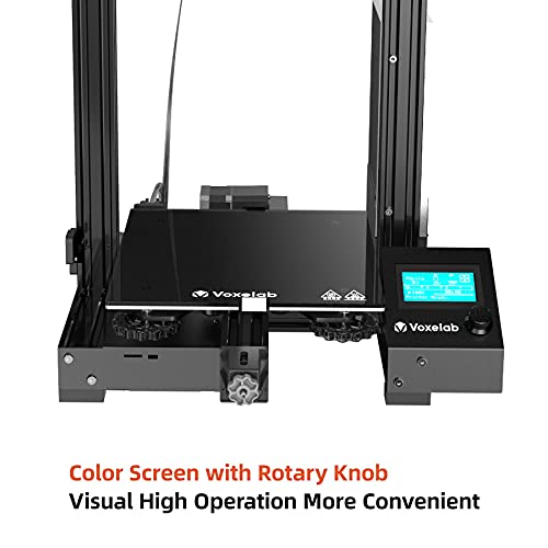 Voxelab Aquila C2 3D Printer with Improved Alloy Frame Structure,UL Certified Power Supply,Removable Build Surface Plate, Fully Open Source and Resume Printing Function,Printing Size 8.66x8.66x9.84in