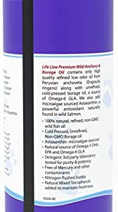 Life Line Pet Nutrition Wild Anchovy & Borage Oil - Premium Fish Oil Supplement for Dogs and Cats with Skin Sensitivites, 26 Fl Oz