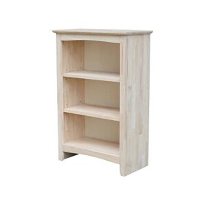 international concepts shaker bookcase - 36 in h