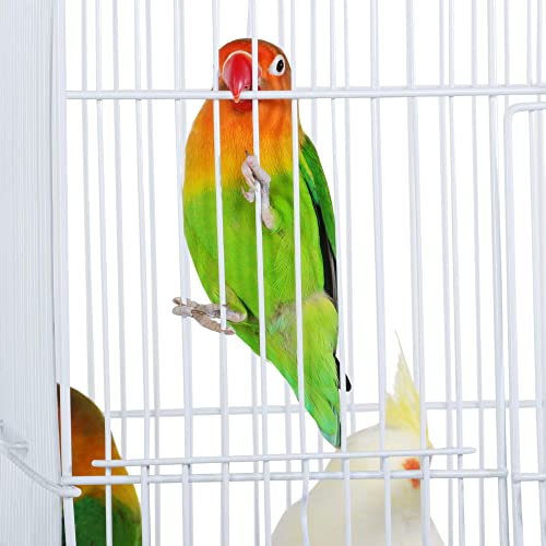 Yaheetech Large Parakeet Bird Cages for Small Parrots Green Cheek Conure Lovebirds with Wooden Perches and Slide-Out Tray