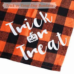 STMK Holiday Plaid Dog Bandanas, Halloween Thanksgiving Day Christmas Trick or Treat Turkey Taster Merry Christmas Dog Bandana for Halloween Thanksgiving Day Christmas Dog Puppy Costume Decorations