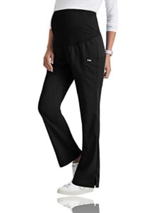 barco grey's anatomy grp560 women's lilah maternity scrub pant black s