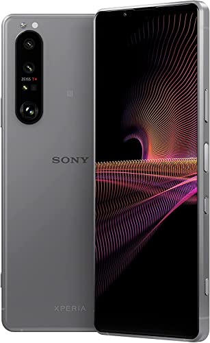 Sony Xperia 1 III XQ-BC72 5G Dual 512GB 12GB RAM Factory Unlocked (GSM Only | No CDMA - not Compatible with Verizon/Sprint) International Version – Frosted Gray