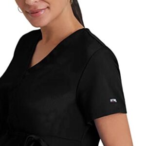 BARCO Grey's Anatomy GRT094 Women's Lilah Maternity Scrub Top Black M