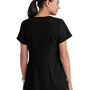 BARCO Grey's Anatomy GRT094 Women's Lilah Maternity Scrub Top Black M