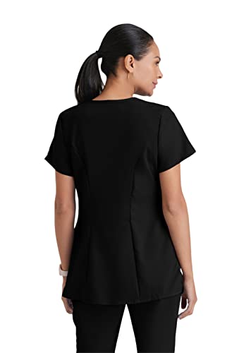 BARCO Grey's Anatomy GRT094 Women's Lilah Maternity Scrub Top Black M