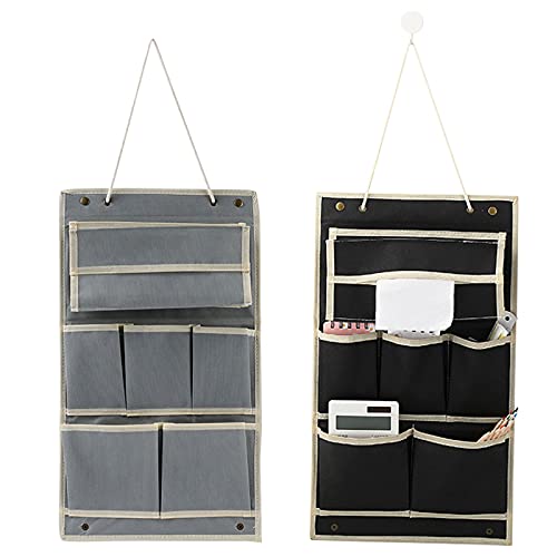 Hanging Storage Organizer,Car Backseat Organizer Storage with Pockets,Bedside Storage Organizer,4 Shelves 12”x 8” 31" Closet Hanging Organizer for Clothes Sweater Shoe-2 Packs