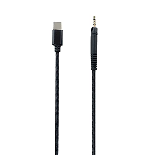 Meijunter Replacement Headphones Cable Compatible with Sennheiser HD518 HD558 HD598 HD599 HD579 - Type-C to 2.5mm Interface Audio Adapter