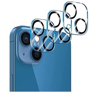 [3 pack] tamoria camera lens protector compatible for iphone 13 & iphone 13 mini camera cover premium 9h tempered glass [anti-scratch]99.99% transparency with black circle design for iphone 13 6.1 inch & iphone 13 mini 5.4 inch