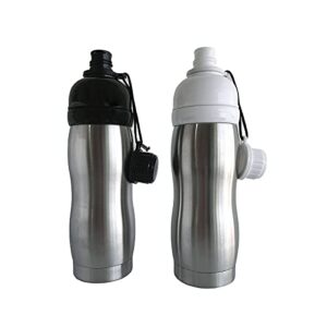 herweg, sports thermos bottle, container, stainless steel water bottles -17oz / 500ml, school bottles, for hot or cold drinks, bottle with spout easy hydration during exercise, 415-55