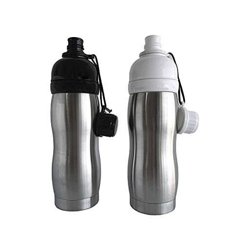 herweg, Sports thermos bottle, container, stainless steel water bottles -17Oz / 500ml, school bottles, for hot or cold drinks, bottle with spout easy hydration during exercise, 415-55