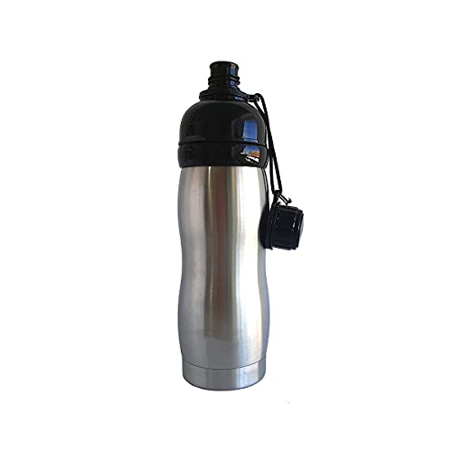 herweg, Sports thermos bottle, container, stainless steel water bottles -17Oz / 500ml, school bottles, for hot or cold drinks, bottle with spout easy hydration during exercise, 415-55